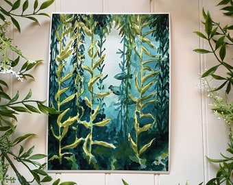 Sea Kelp Print | Etsy