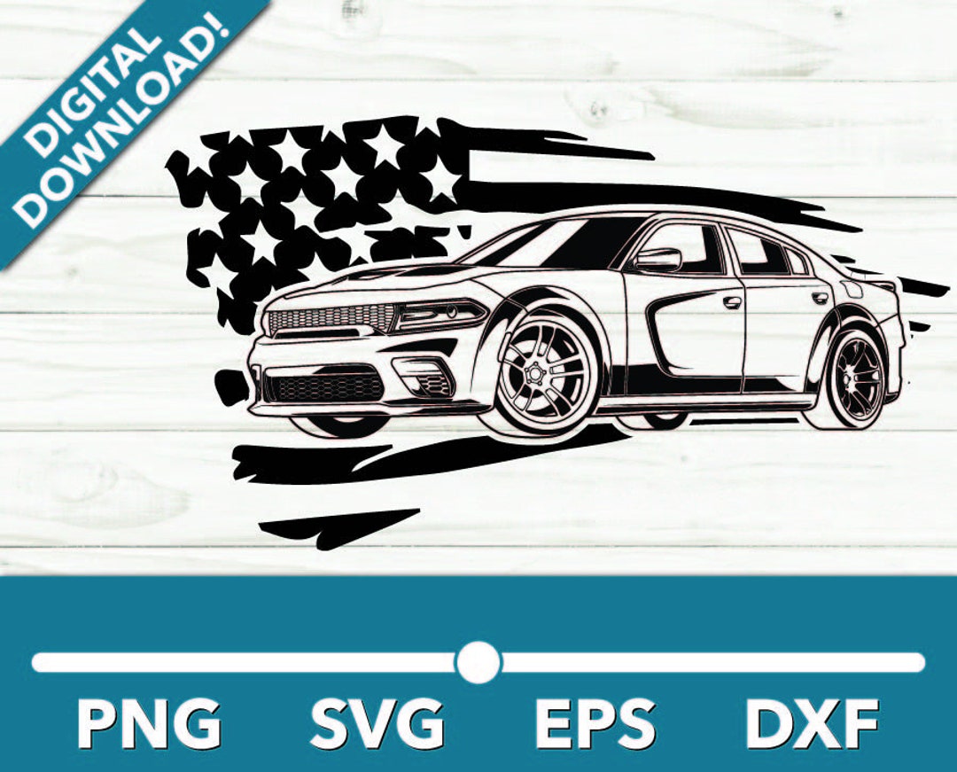 Muscle Sports Cars Fast Speed SVG, Clipart, Supercar Files for Cricut ...