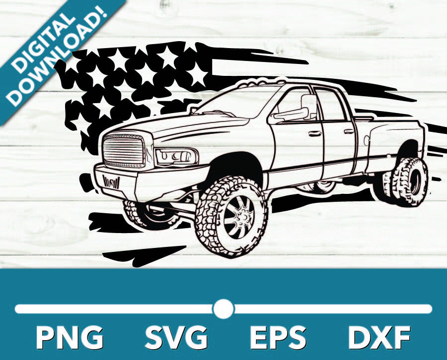 Dodge Pickup Truck Clipart