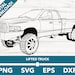 Pickup Truck Offroad Lifted Trucks SVG, Pickup Truck Clipart, Pickup ...