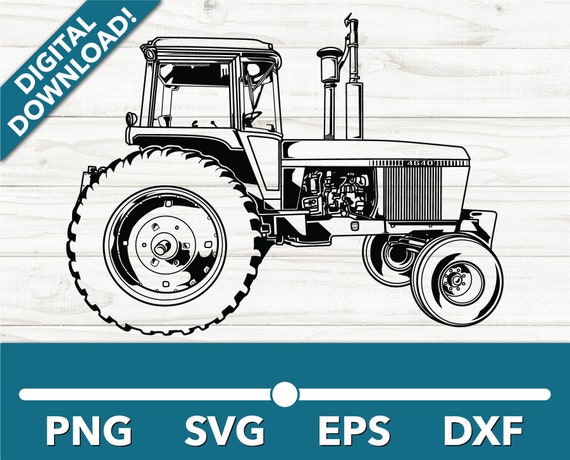 Tractor Farming SVG Car Clipart Fast Files for Cricut and - Etsy
