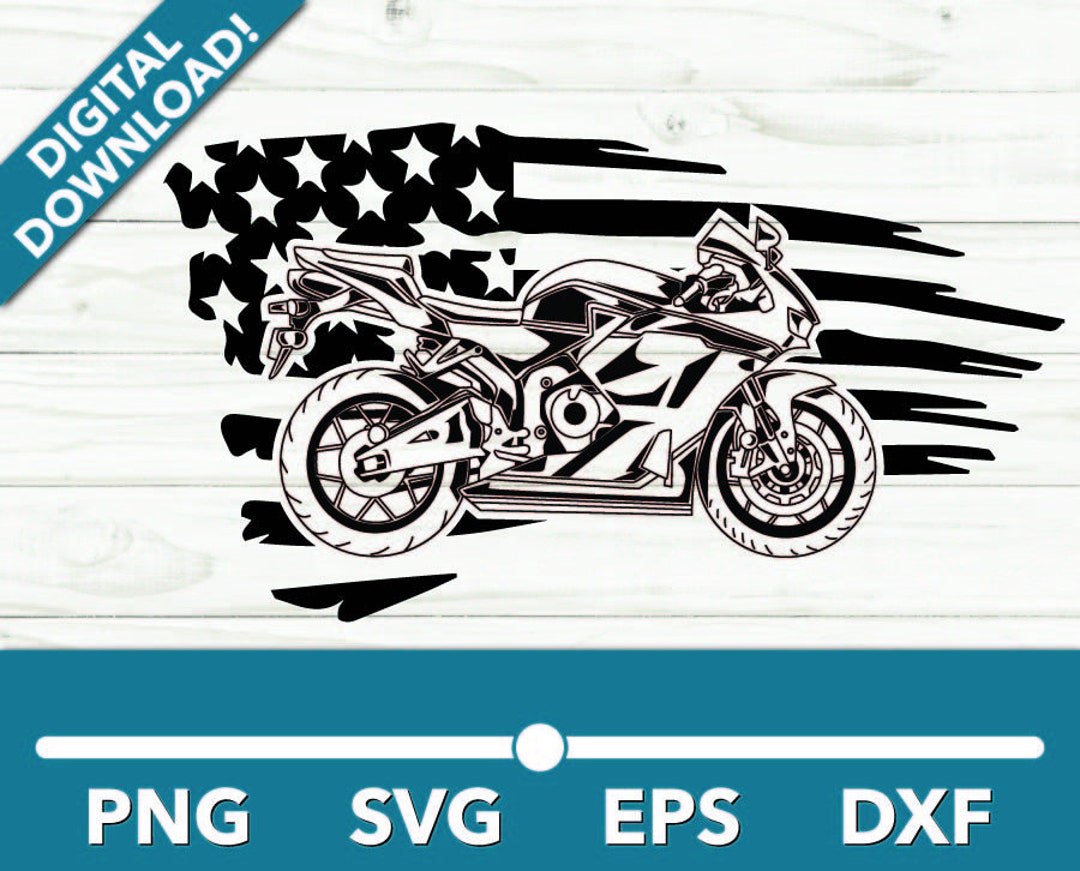 Sports Bike Race Optimized Speed SVG, Clipart, Files for Cricut and ...