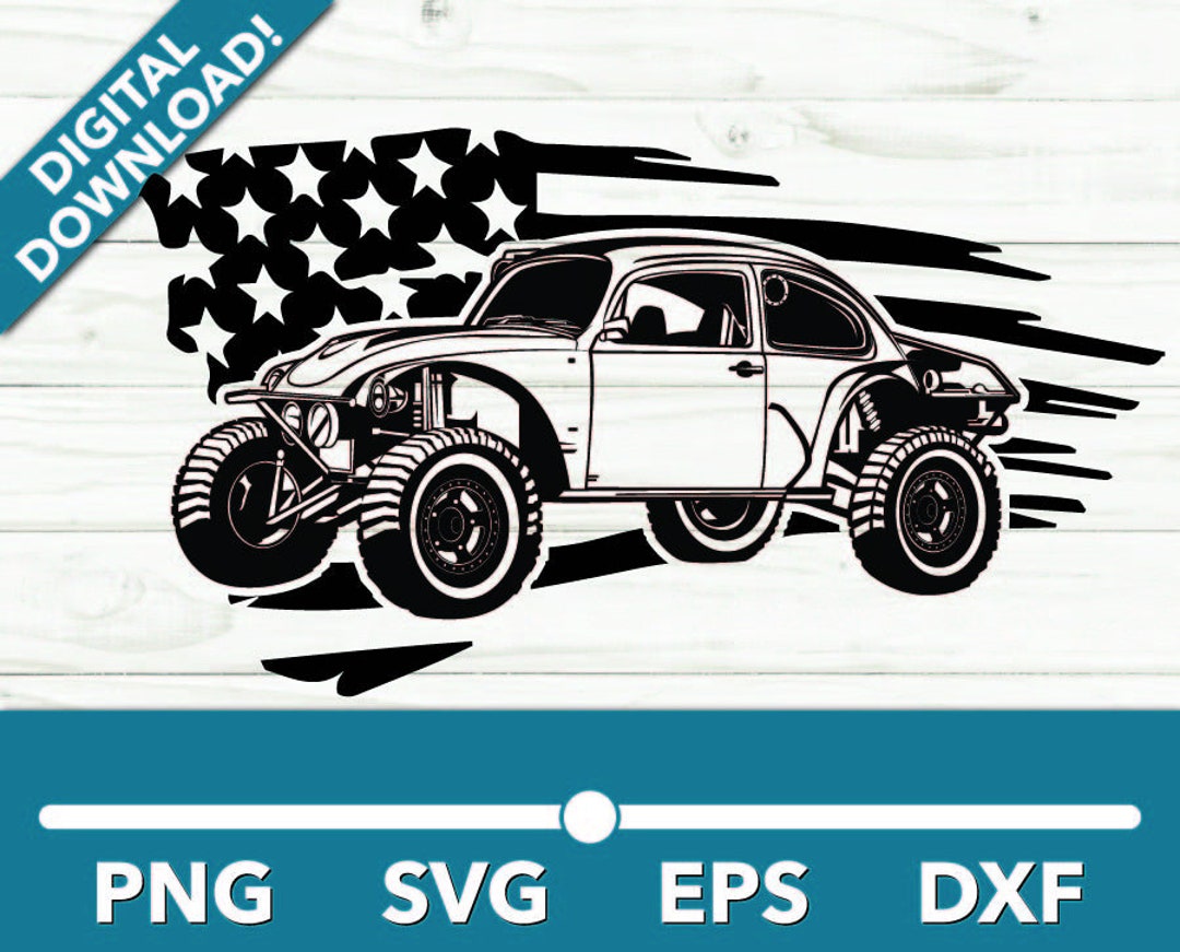 Dune Buggy Recreational Vehicle SVG, Car Clipart, Fast Files for Cricut ...