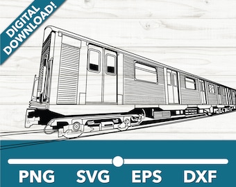 New York Subway Line Art Svg - Etsy