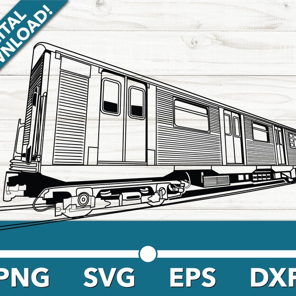 Train SVG and PNG. NYC Train. City Train. Great for All Crafts - Etsy ...