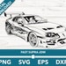 FAST JDM Sports Super Car Supra Car SVG, Car Clipart, Fast Car Files ...