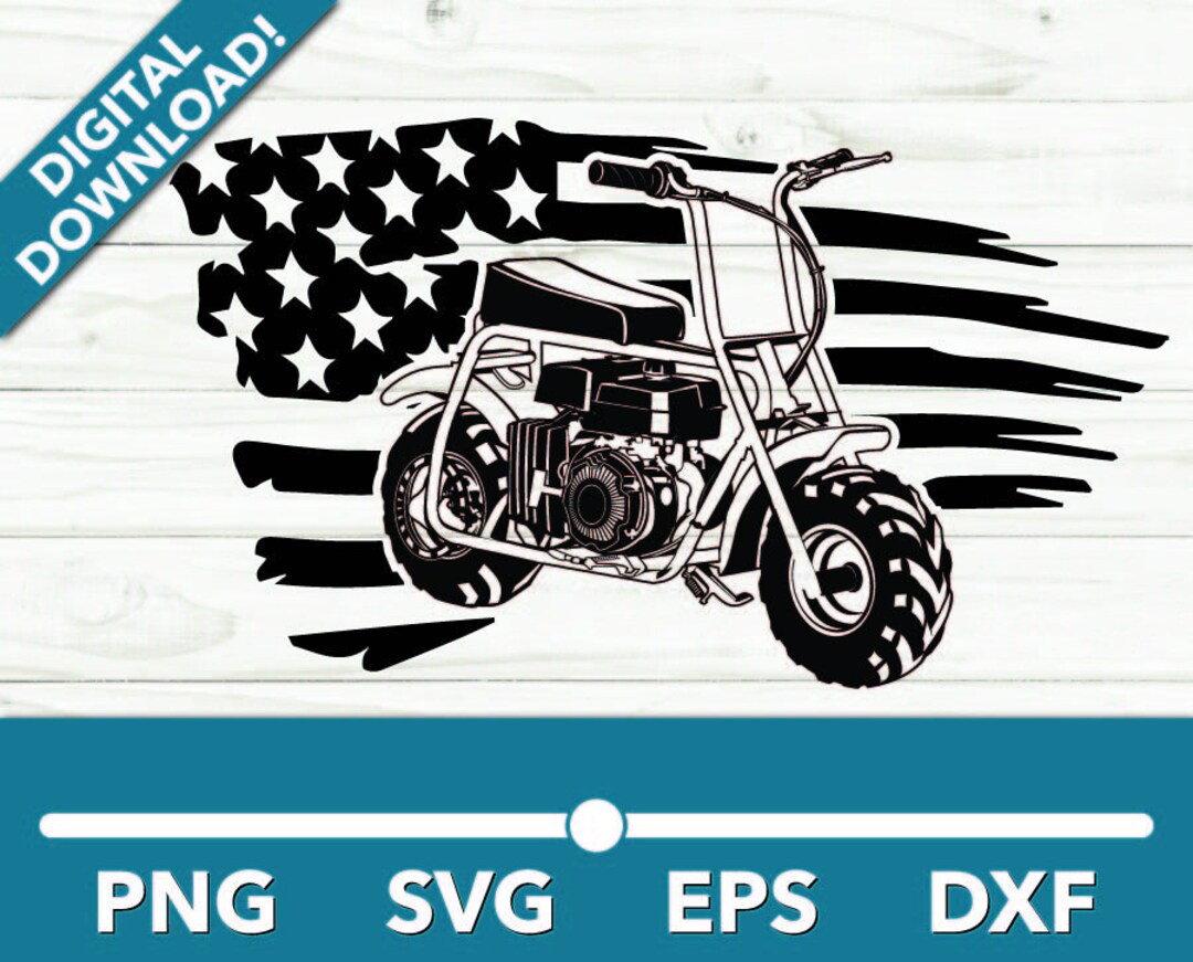Motorcycle Chopper Mini Bike Classic SVG, Car Clipart, Fast Motorcycle ...