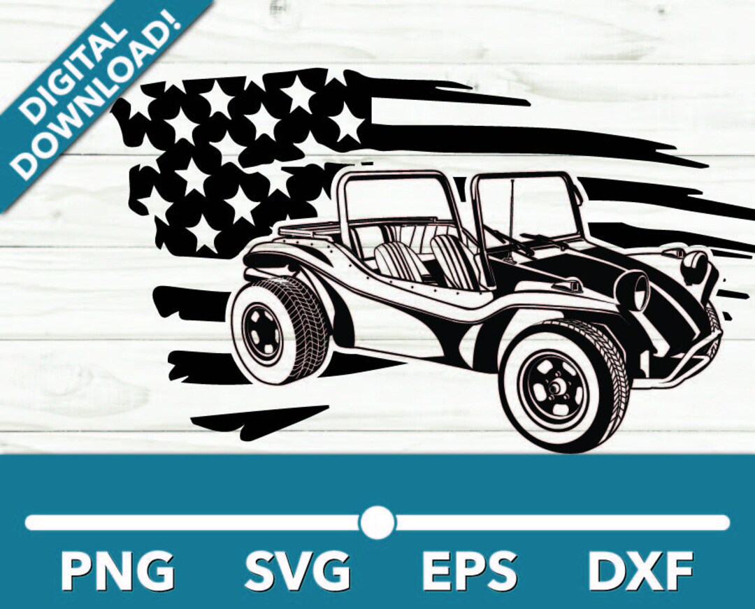 Beach Buggy Recreational Stroll Vehicle SVG, Car Clipart, Fast Files ...