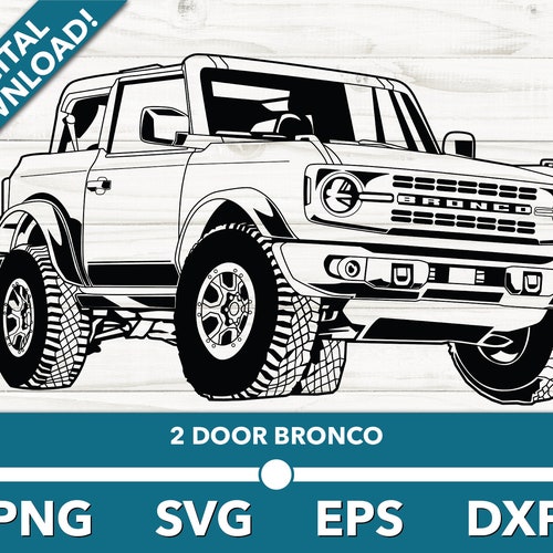 DXF File ford Bronco | Etsy
