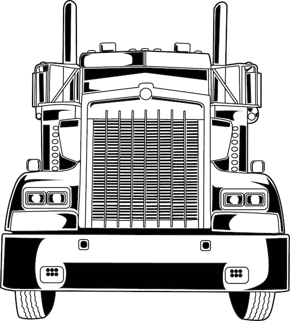 Truck Silhouette Front
