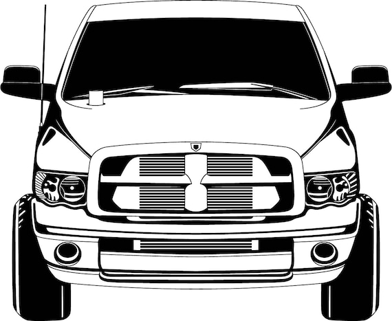 Dodge Pickup Truck Outline