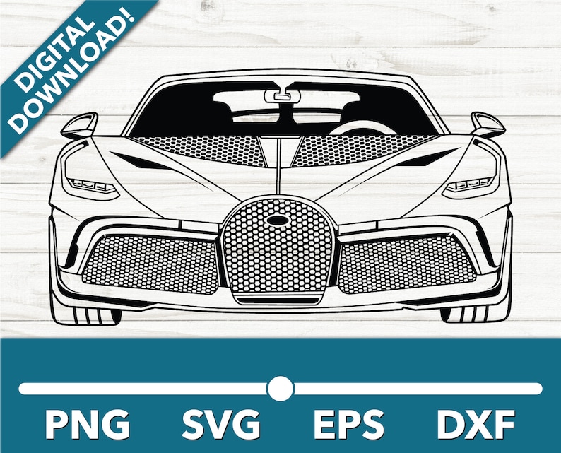Hypercar High Performance Vehicle SVG Car Clipart Fast Files - Etsy
