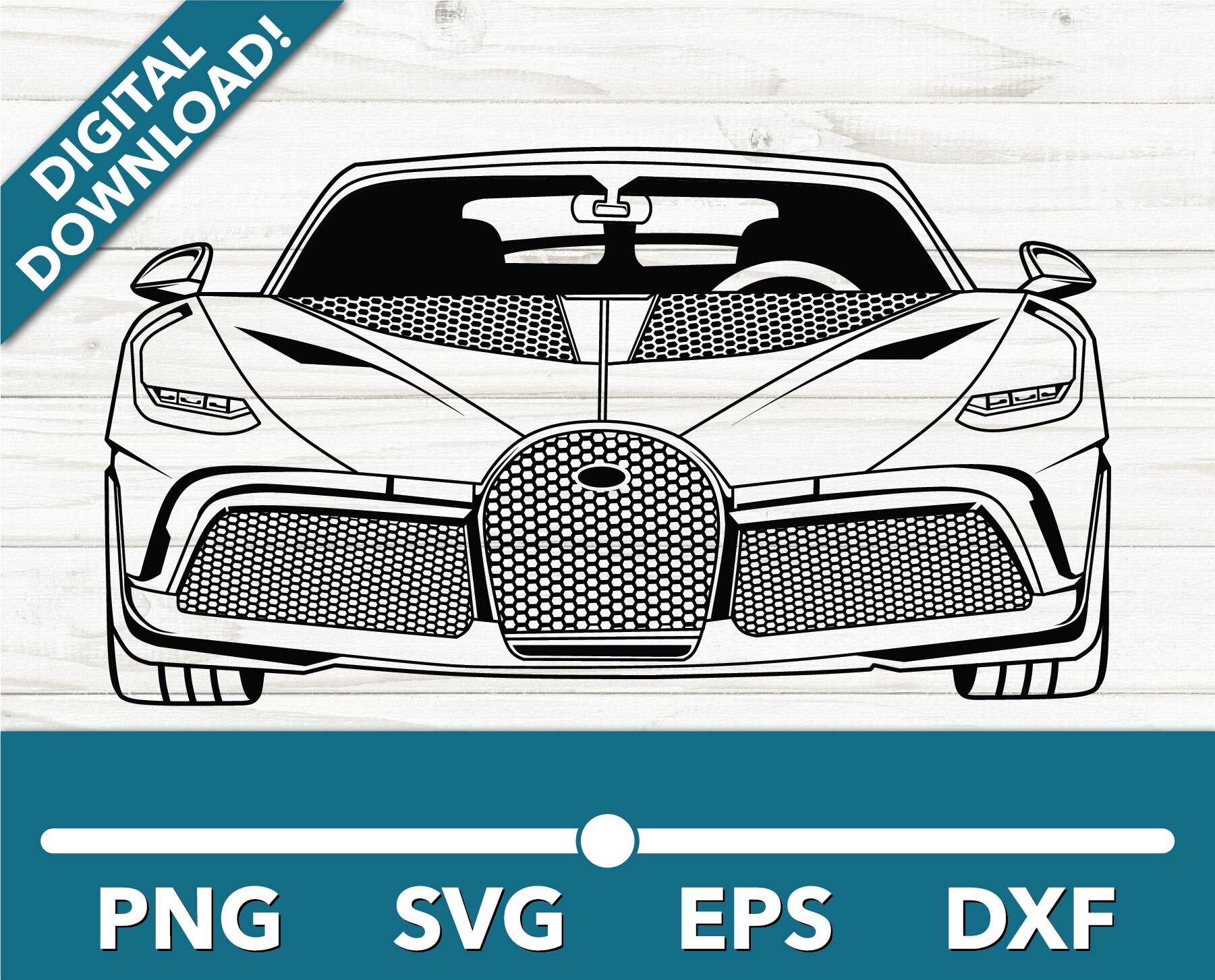 Hypercar High Performance Vehicle SVG, Car Clipart, Fast Files for ...