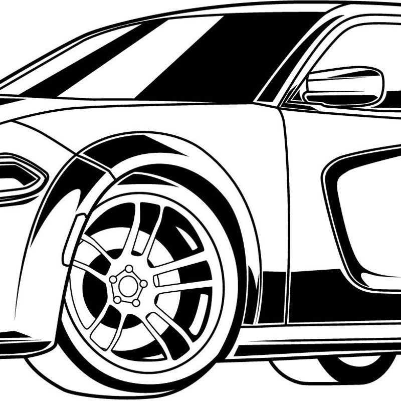 Dodge Hellcat Dxf - Etsy