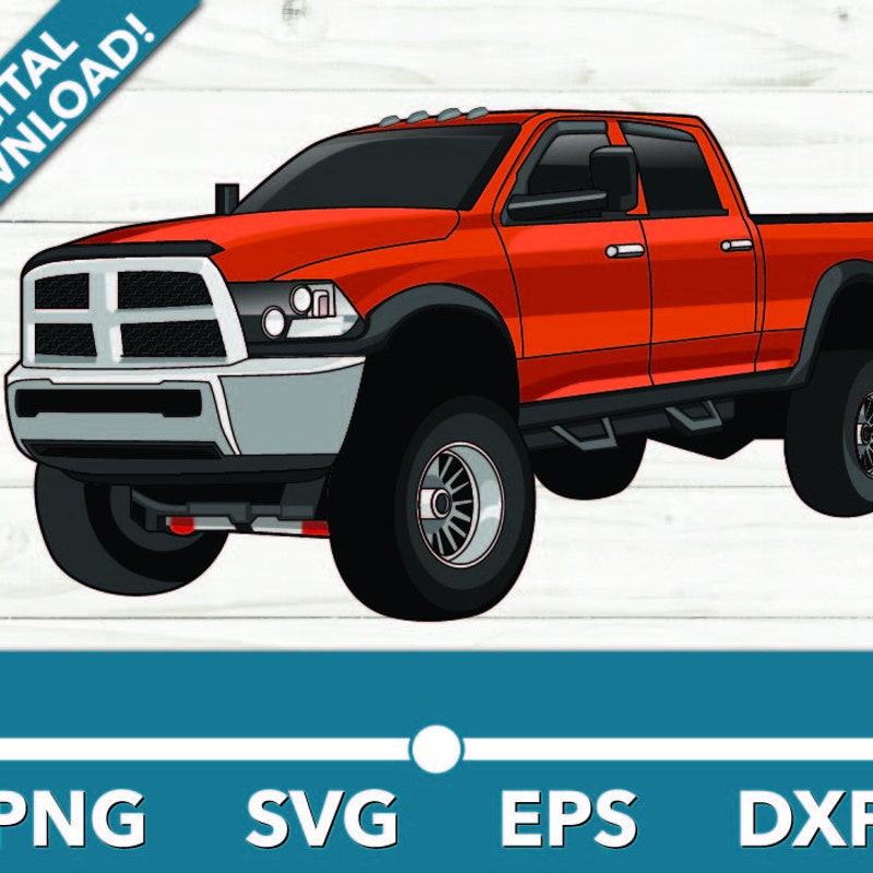 Dodge Truck Vector - Etsy