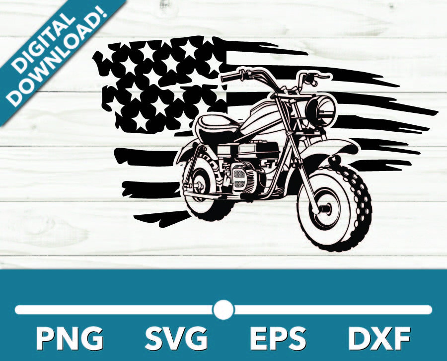 Motorcycle Mini Bike Classic SVG, Car Clipart, Fast Motorcycle Files ...