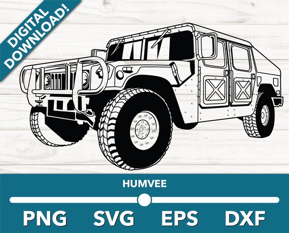 Military Transport Vehicle Offroad Lifted Truck SVG Clipart - Etsy