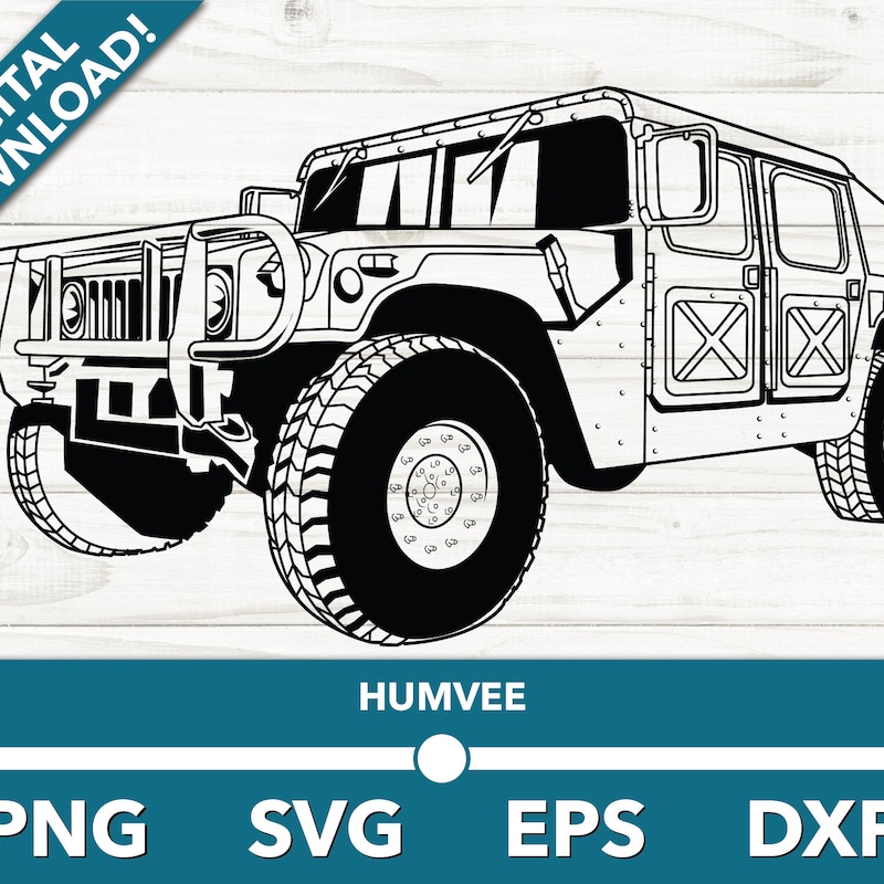 Humvee Svg - Etsy
