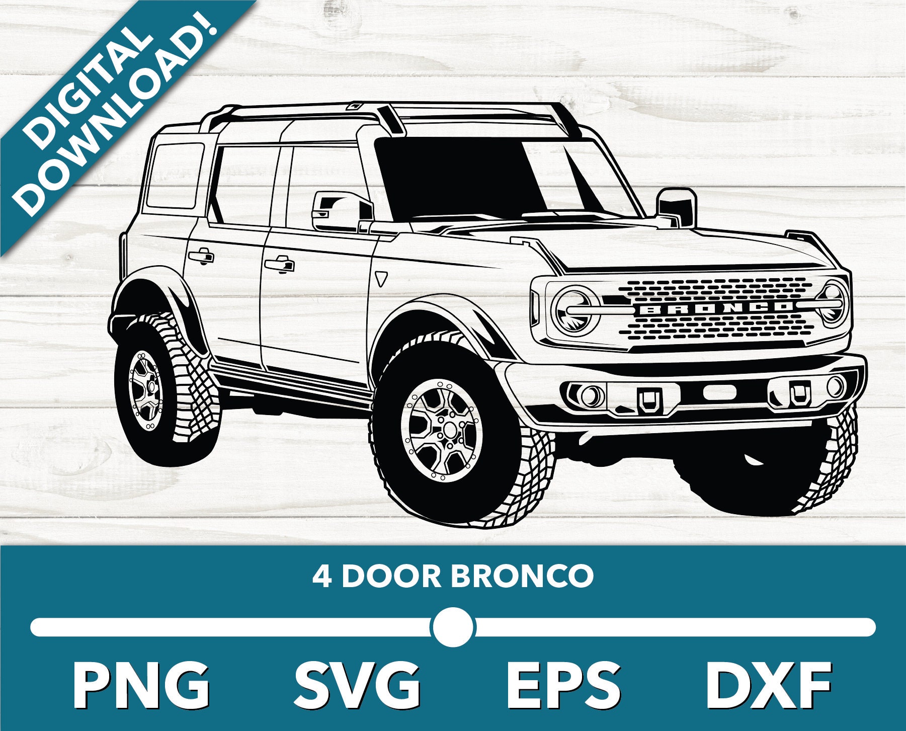 4 Door SUV Lifted Offroad Trucks SVG Pickup Truck Clipart - Etsy