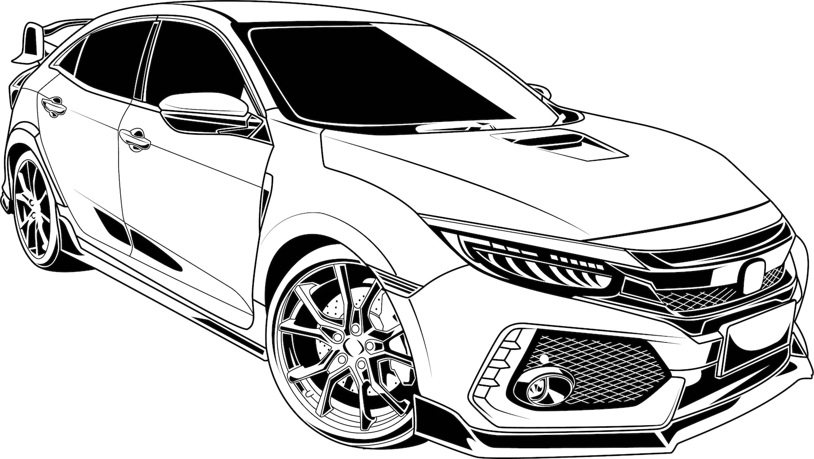 JDM Street Car Sports Car Import SVG, Clipart, Fast Files for Cricut ...
