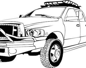 Ram Truck Svg | Etsy