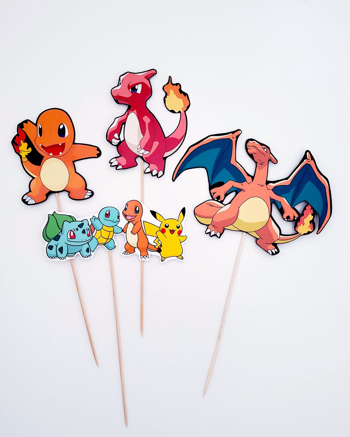 Charmander Topper Pokemon Topper Charmander Pokemon Cake | Etsy