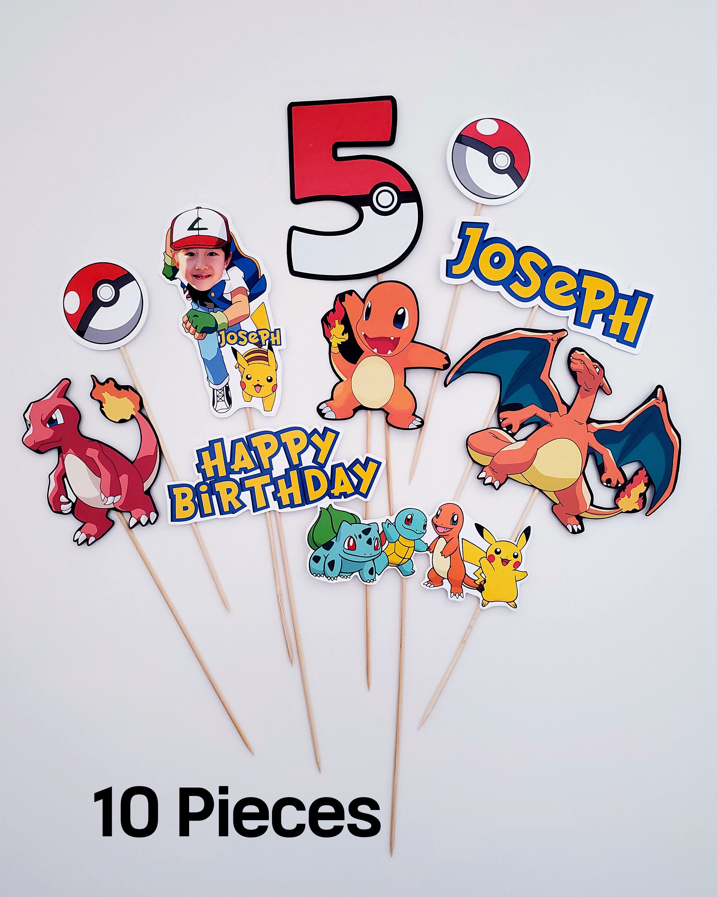 Charmander Topper Pokemon topper Charmander Pokemon cake | Etsy