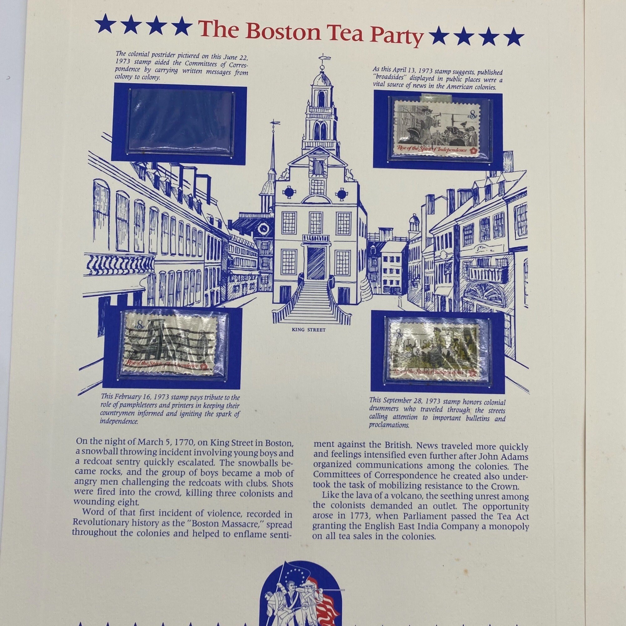 Vintage USPS American Commemorative Stamp Collection Panels - Etsy