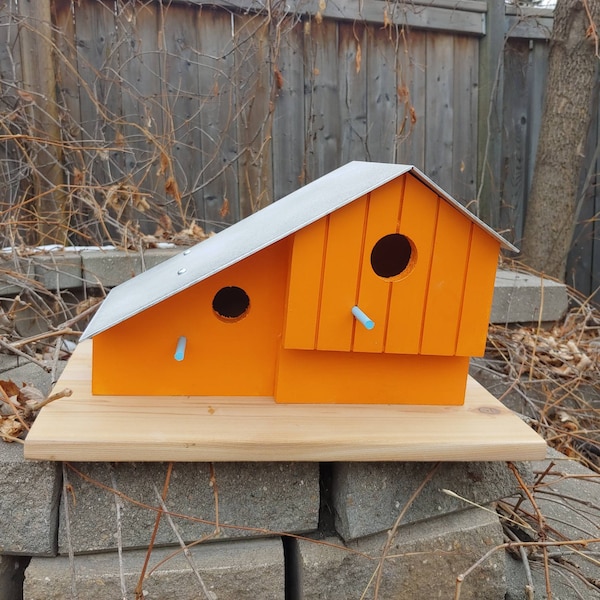Modern Bird House - Etsy