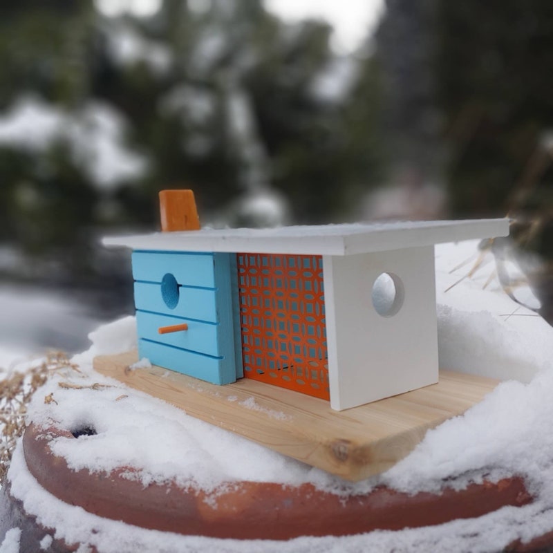 Modern Birdhouse - Etsy