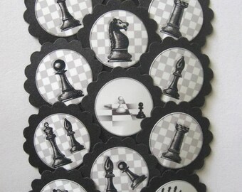 Chess Cupcake Topper | Etsy