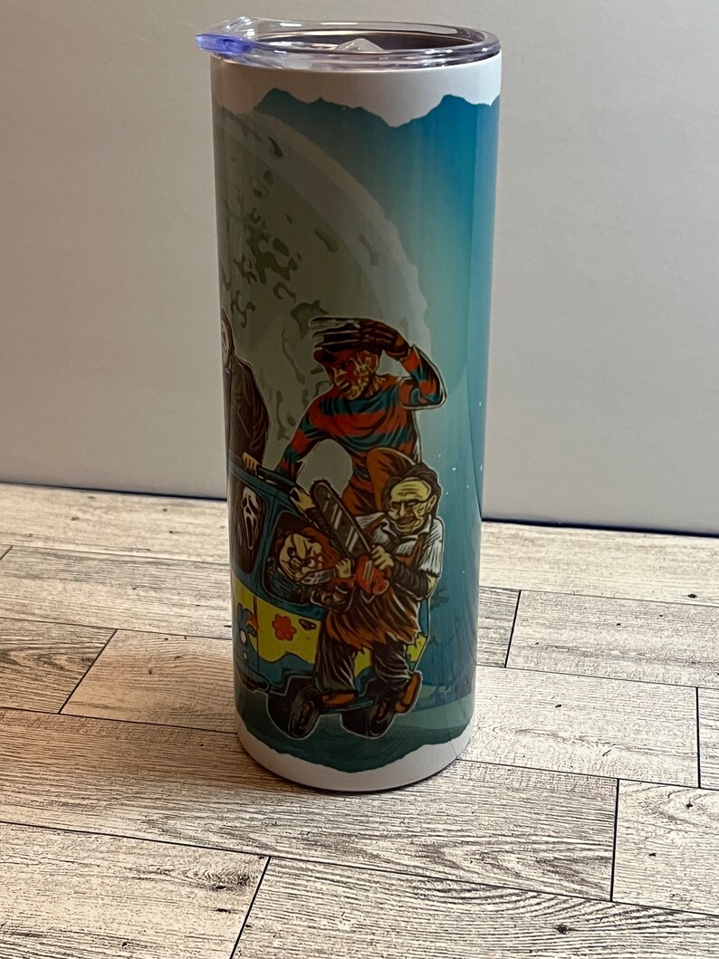 Scooby-doo Mystery Van Full of Horror 20 Oz Tumbler/ Gift/ Reusable ...