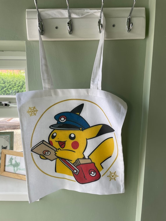 Pokemon Pikachu Mail Tote Bag - Etsy UK
