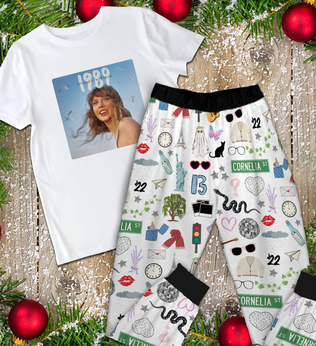 1989 Taylor's Swift Christmas Pajamas Set 1989 Swift - Etsy