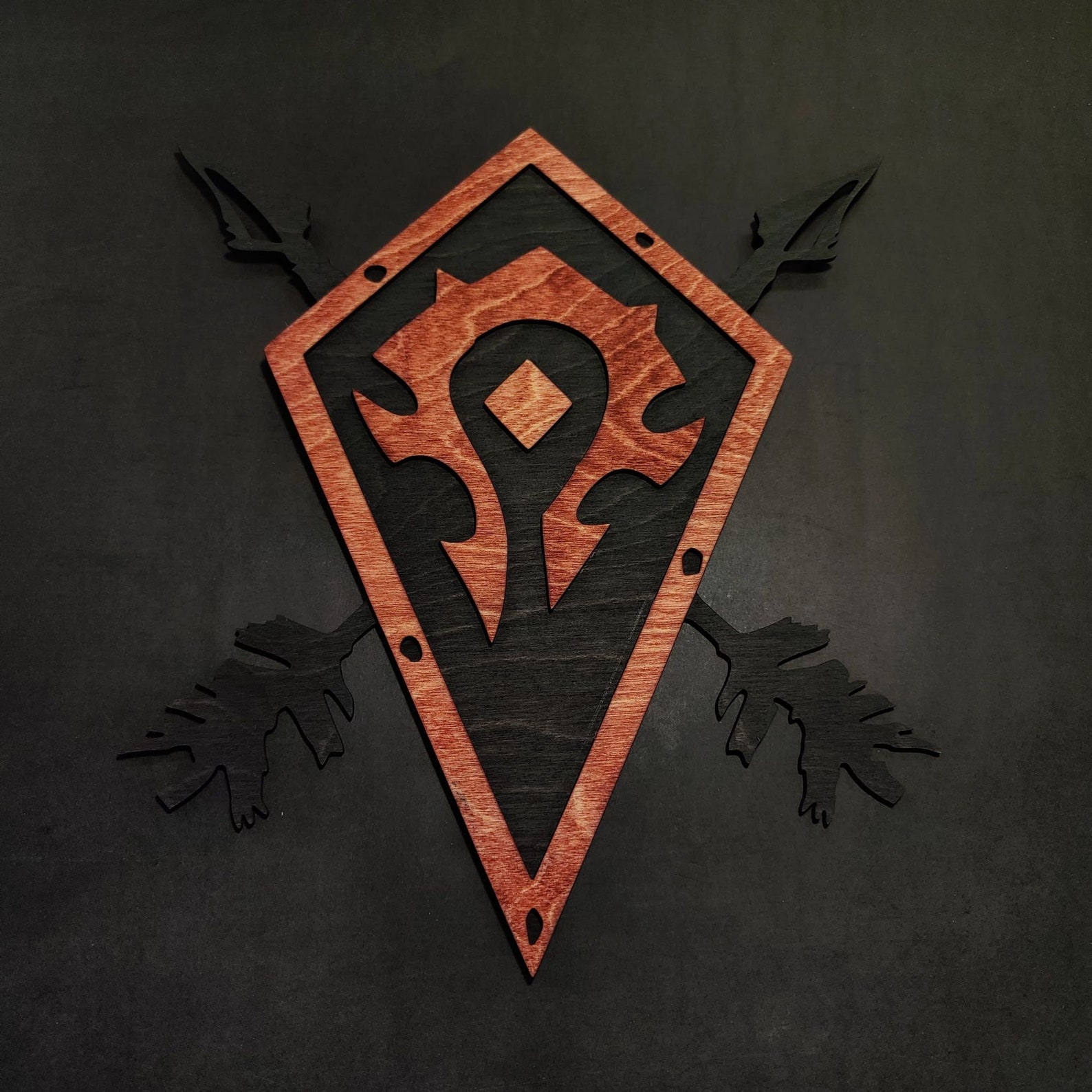 Horde Wall Shield Horde Crest World of Warcraft Warcraft | Etsy