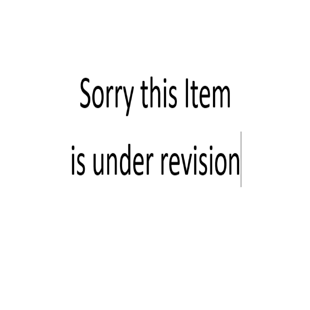 Under Revision Until May 2024sorry This Item Under Revision January ...