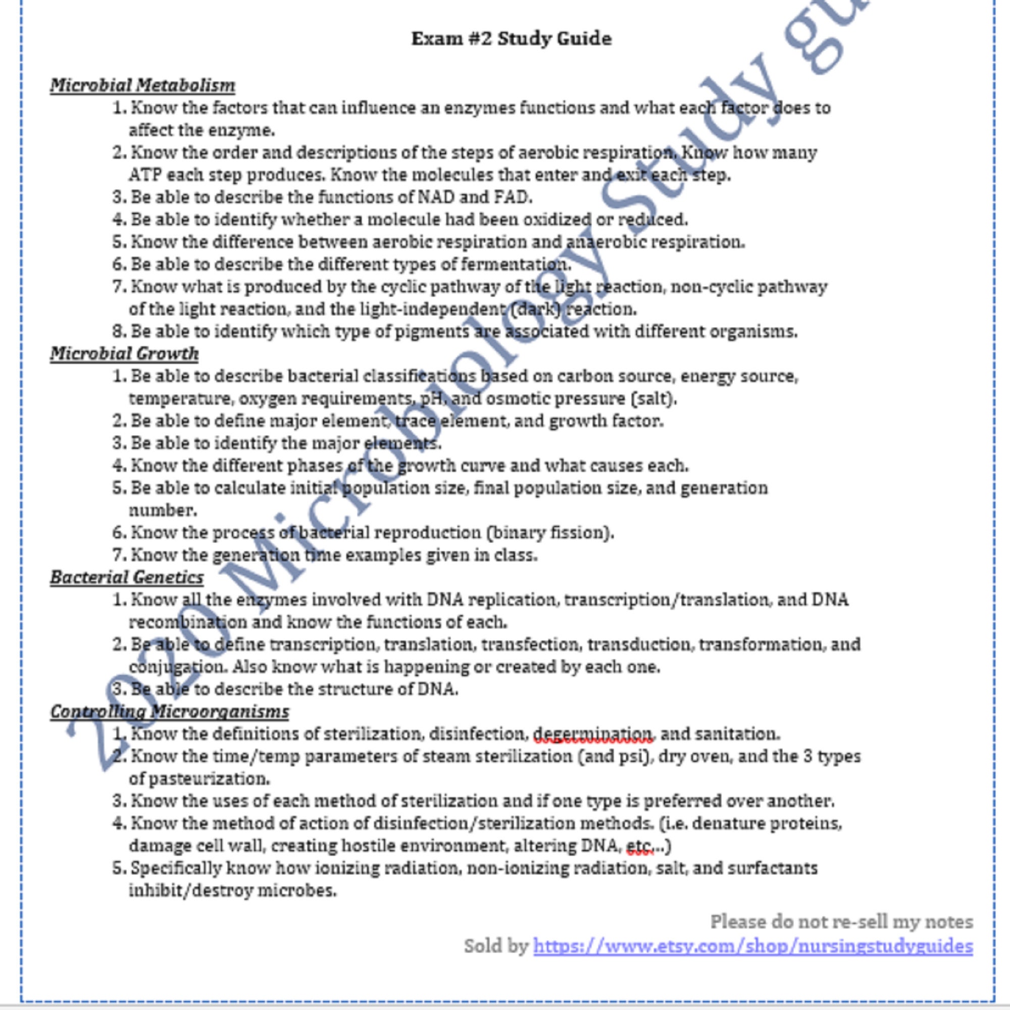 Microbiology Study Guides And Answers