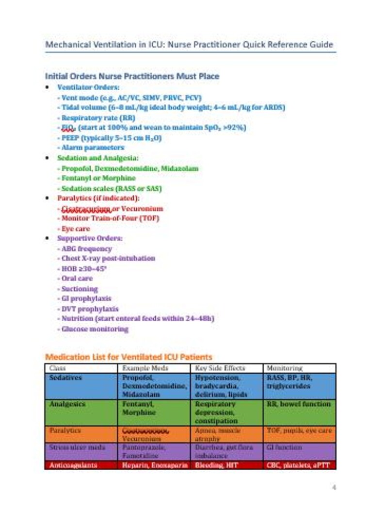 Mechanical Ventilators in the ICU: Essential PDF Guide for Icu Nurses ...