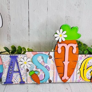 Easter Word Sign Shelf Sitter - Etsy