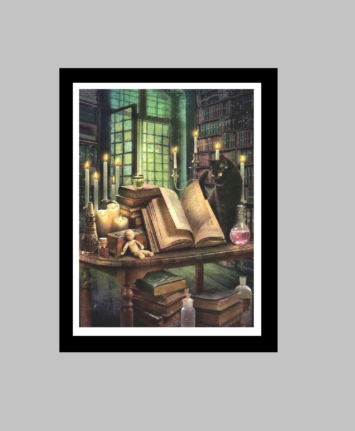 Witch Library Counted Cross Stitch Pattern Digital Download - Etsy