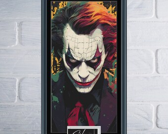 Joker Cross Stitch Pdf Pattern - Etsy