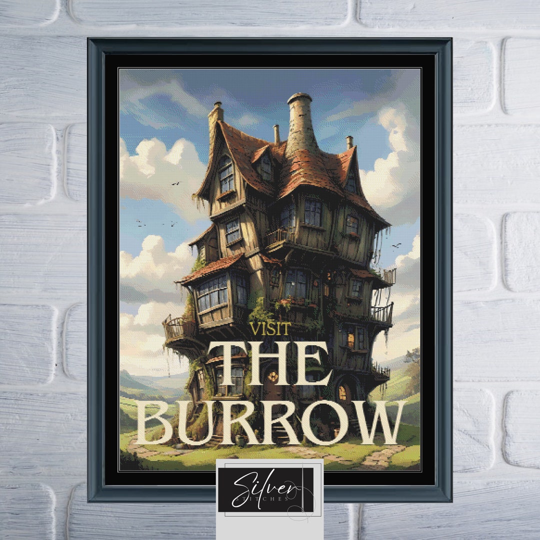 The Burrow Poster | Counted Cross Stitch Pattern | Digital Download PDF ...