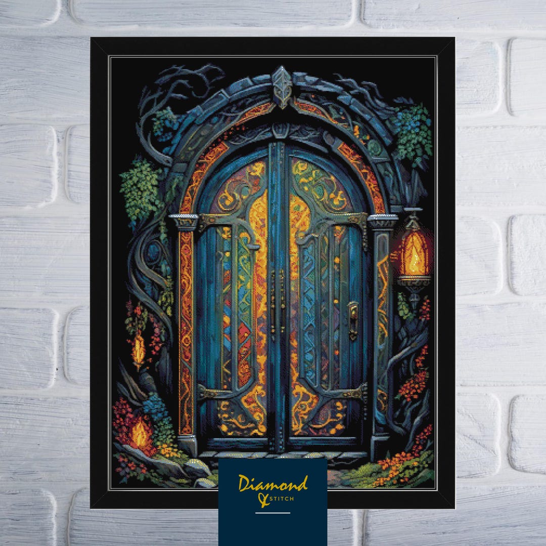 Door to the Mines Counted Cross Stitch Pattern | Digital Download PDF ...