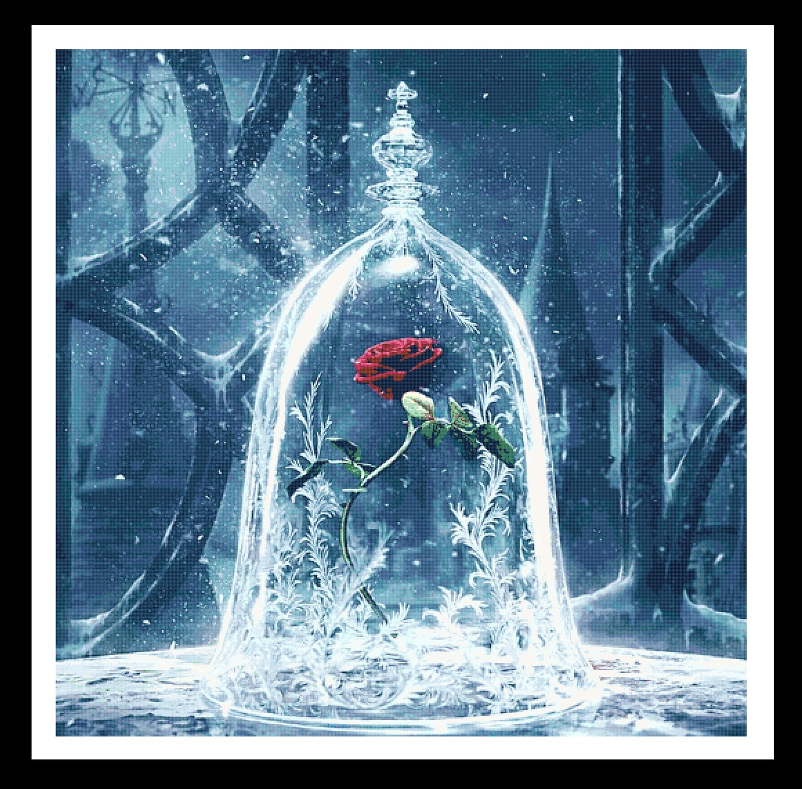 Magic Rose Counted Cross Stitch Pattern Digital Download PDF - Etsy UK
