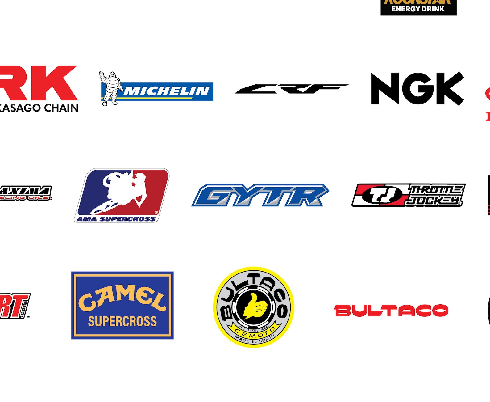 Motocross Brand Logos Bundle | 98 Logo Designs | PDF, AI, EPS, Dxf ...