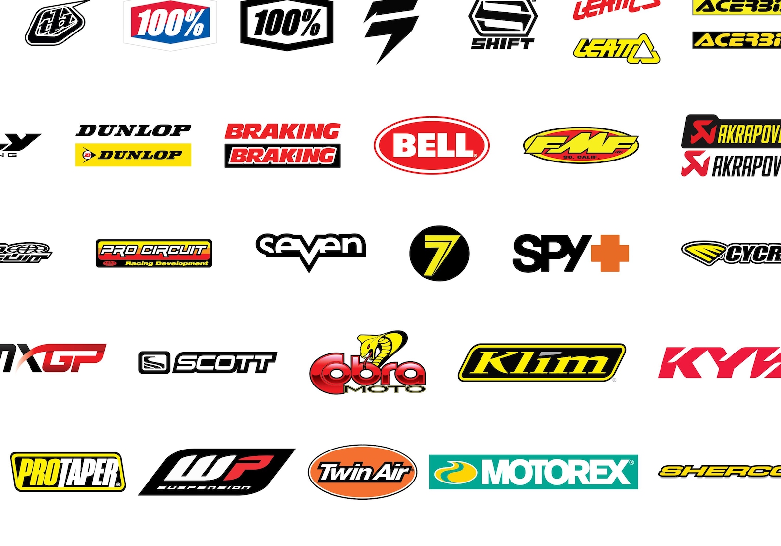 Motocross Brand Logos Bundle | 98 Logo Designs | PDF, AI, EPS, Dxf ...