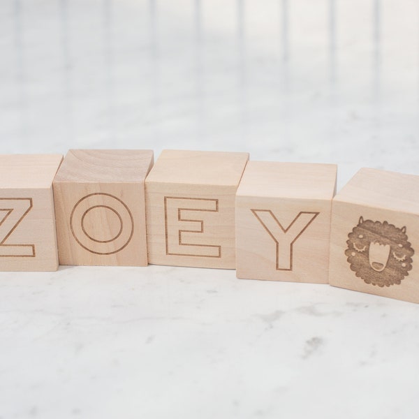 Baby Name Blocks - Etsy