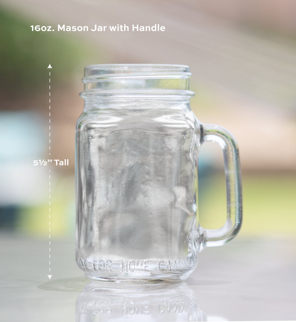 Personalized Mason Jar With Handle Wedding Favor - Etsy