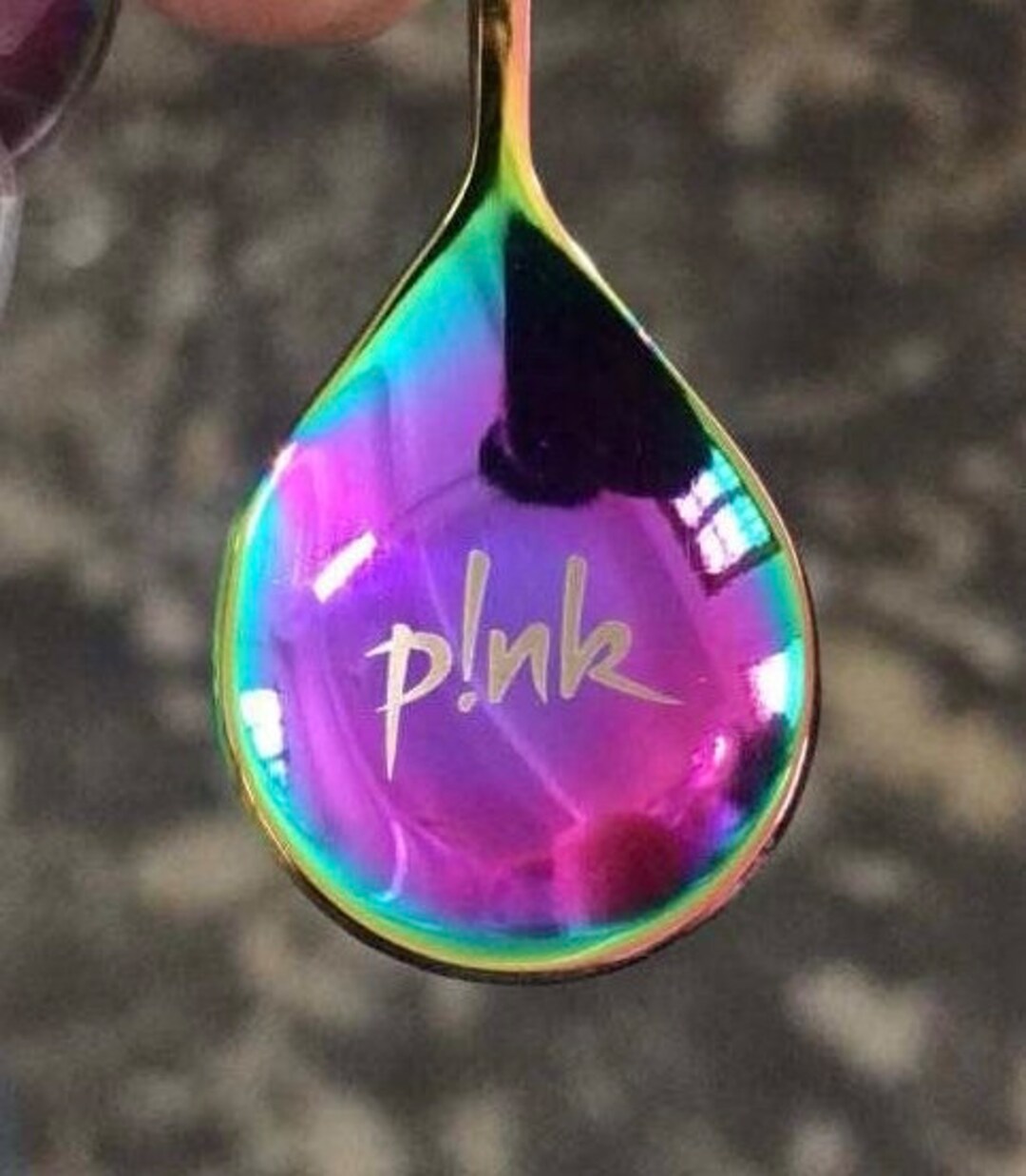 PNK /pink Music Note Spoon With Motif Rainbow Merchandise Memorabilia ...