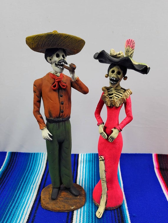 Catrina and Catrin Set of 2 Hand made and Painted out of | Etsy